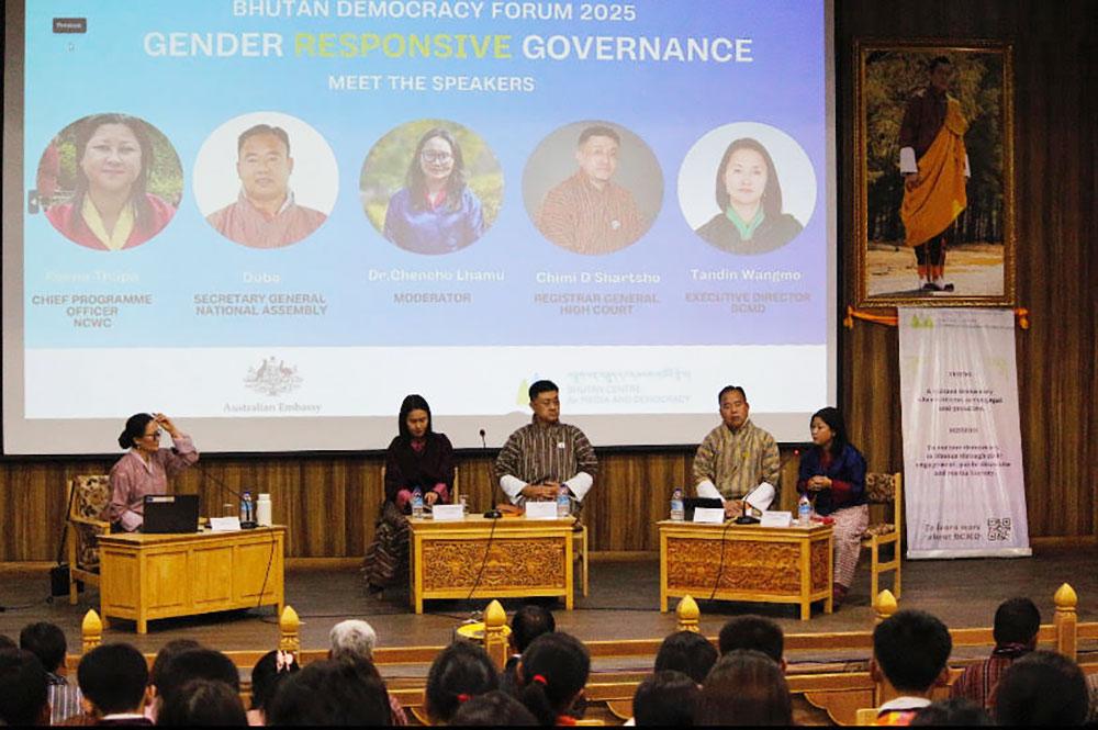 Bhutan Democracy Forum 2025 highlights responsive gender governance